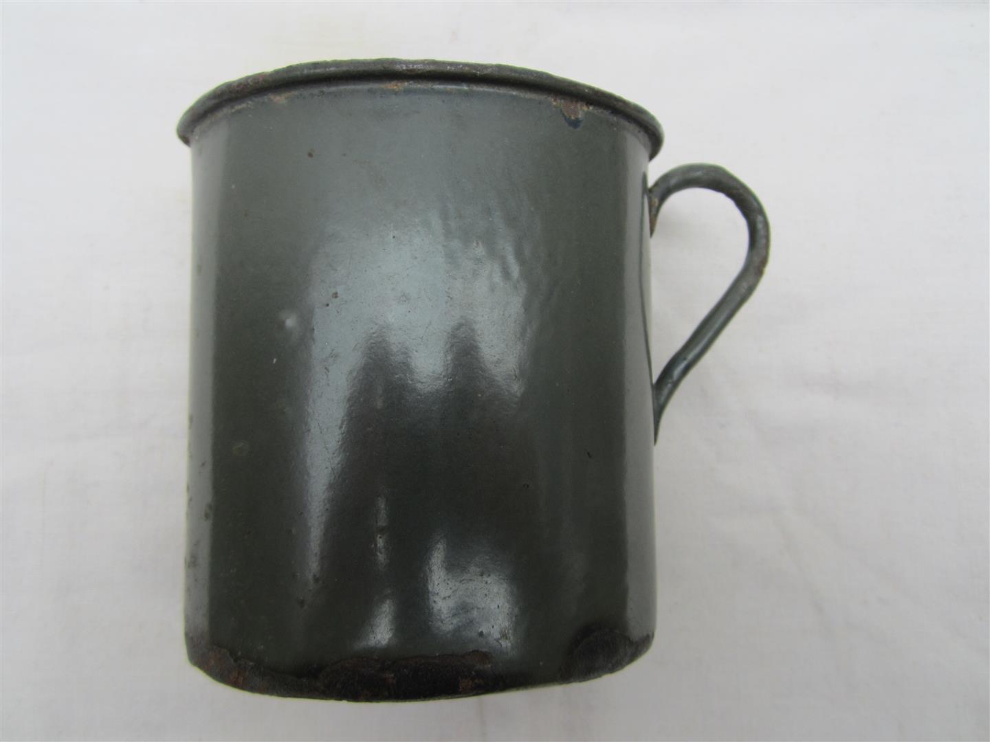 Captain Jacks Militaria - WW1 German Enamel Cup, 1918