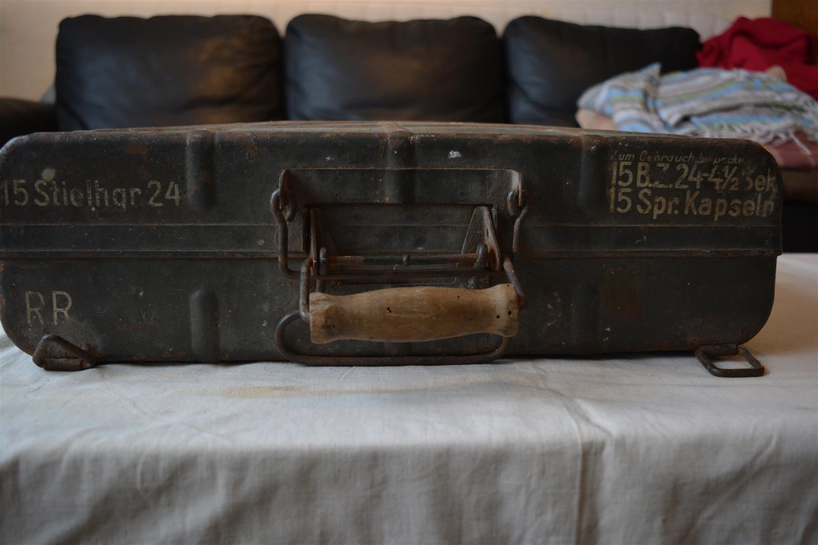 Captain Jacks Militaria - WW2 German M24 Stick Grenade Case