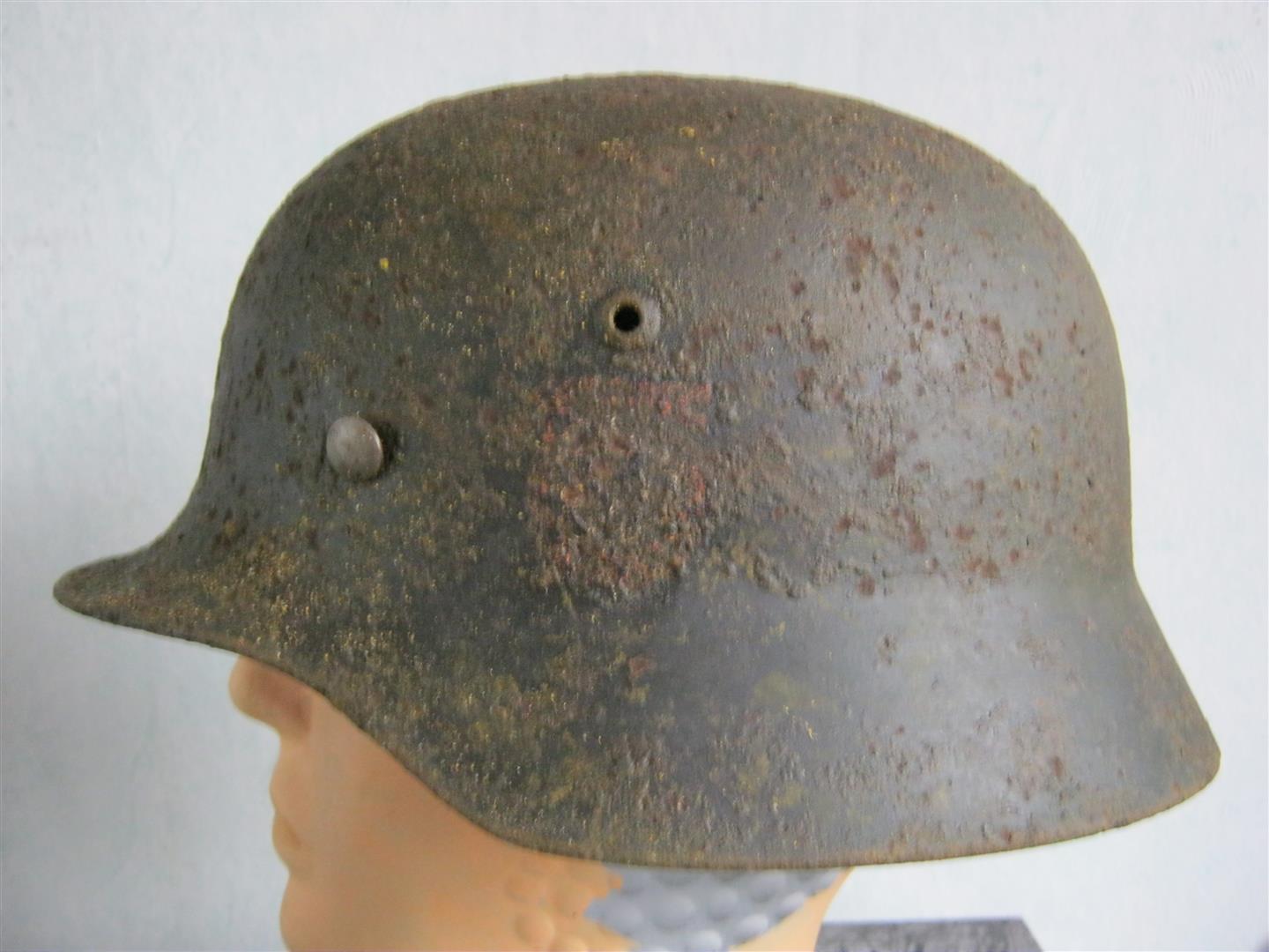 Captain Jacks Militaria - WW2 German M35 SS Helmet, Poltava